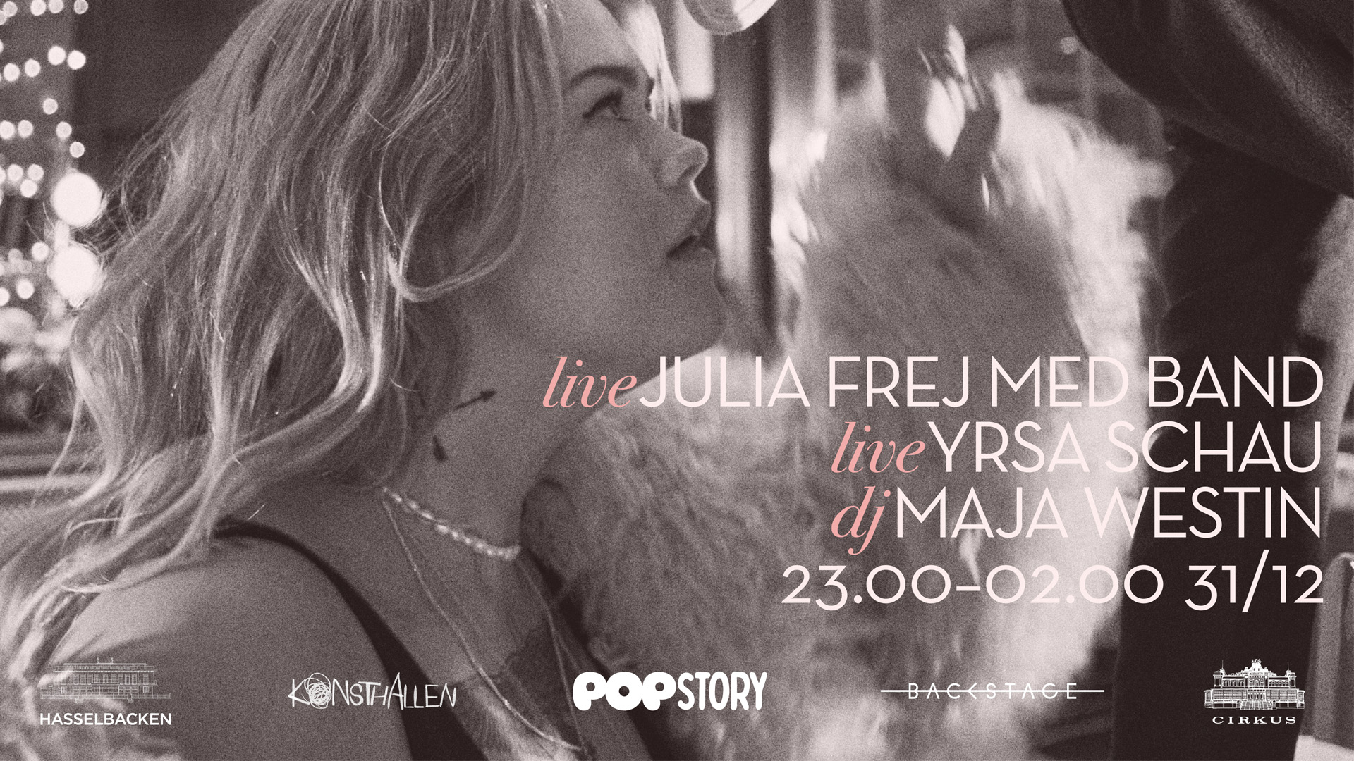 NYE Party at Hasselbacken - Backstage